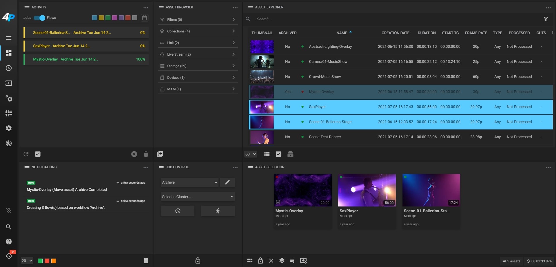 Archiving and Restoring Assets | Docs