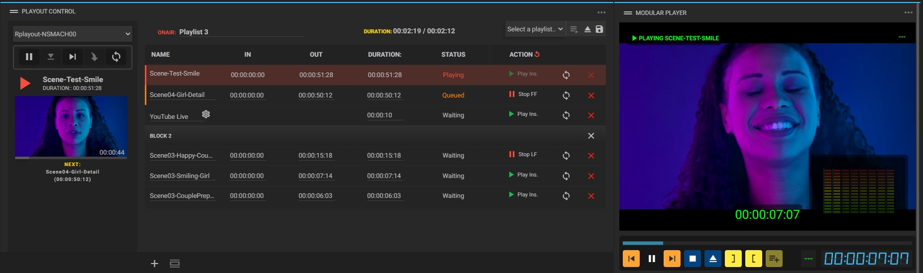 Create a Playlist and Start Broadcasting Immediately | Docs